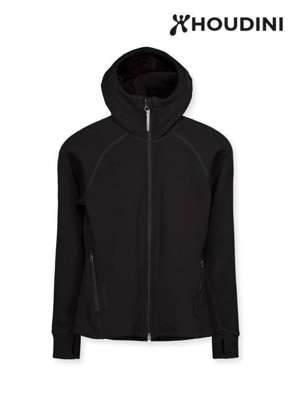 Women's Power Houdi #True Black/True Black [125984]｜HOUDINI – moderate