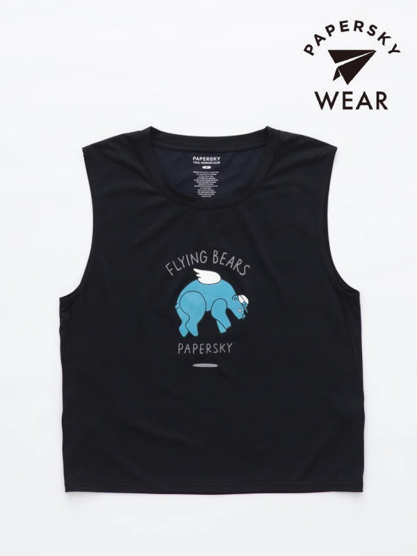 Apres Run Mascot-TANK TOP #BLACK [PS241026]｜PAPERSKY WEAR – moderate
